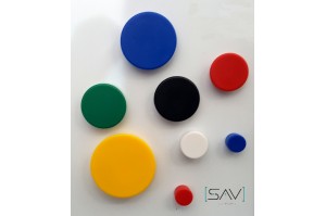 Planbord magneet, rond met kunststof kap | online bestellen